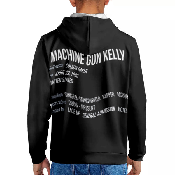 Machine Gun Kelly Custom All Over Print Casual Hoodie - noxfan