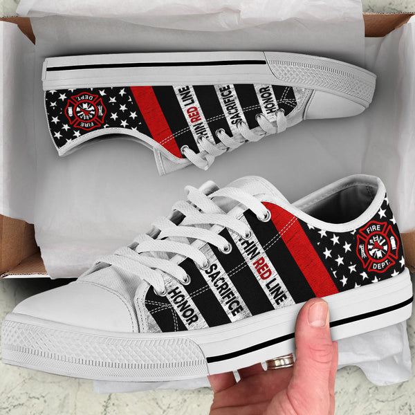 Firefighter Canvas Shoes - noxfan