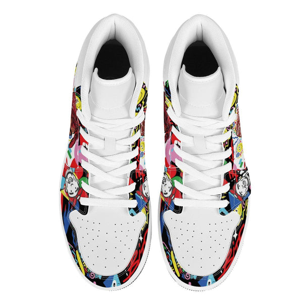 2pac High Top Sneaker - White - noxfan