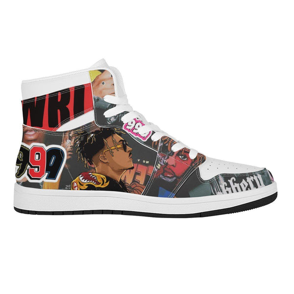 Juice Wrld High Top Sneaker - White - noxfan