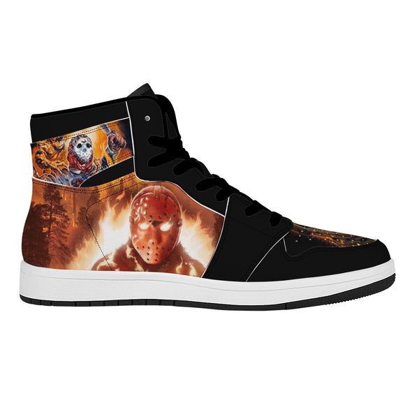 Shop Jason Voorhees Custom Leather Shoes - noxfan