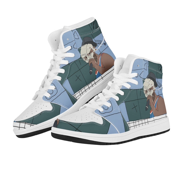 Shop MF DOOM Custom Leather Shoes - noxfan