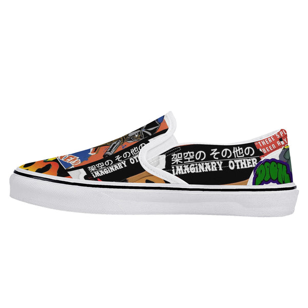 Shop MF Doom Custom Slip On Shoes - noxfan