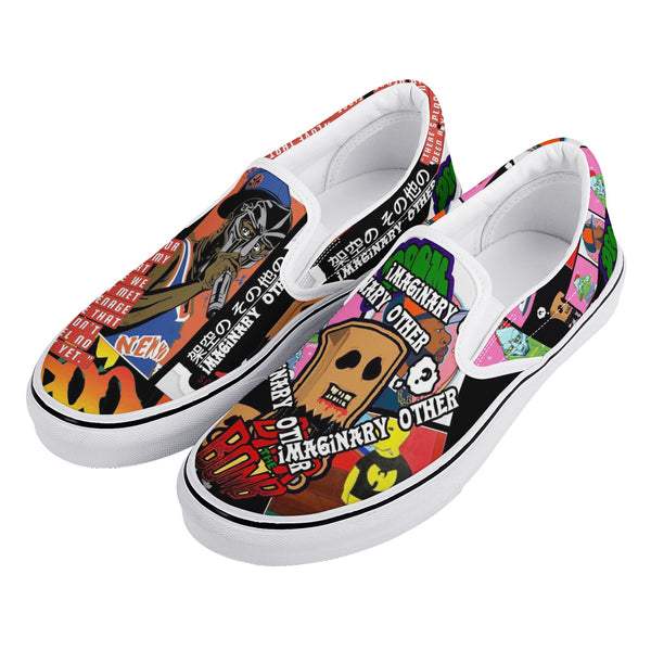 Shop MF Doom Custom Slip On Shoes - noxfan