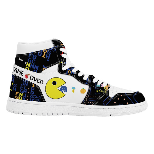 Shop Pacman Custom Leather Shoes - noxfan
