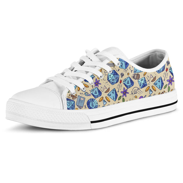 D20 Dice Canvas Shoes - noxfan