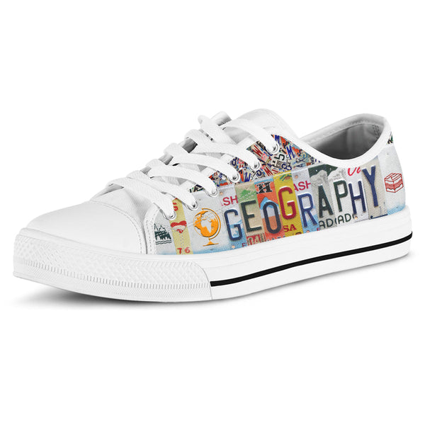 Geography Canvas Shoes - noxfan