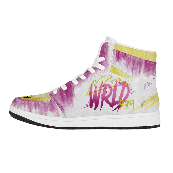 Juice Wrld High Top Sneaker - White - noxfan