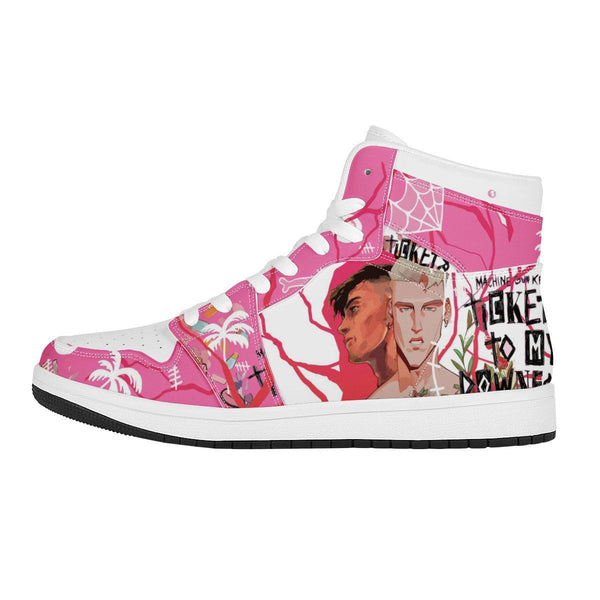 Machine Gun Kelly High Top Sneaker - White | NOXFAN - noxfan