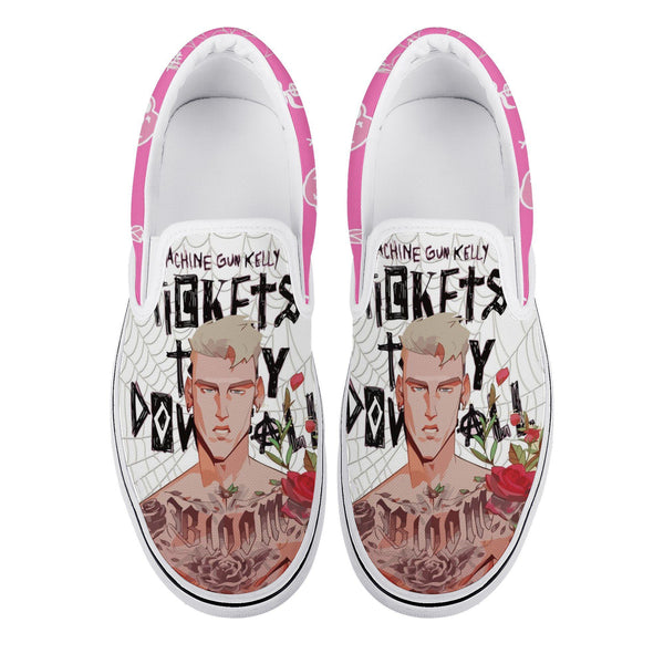 Shop Machine Gun Kelly Custom Slip On Shoes - noxfan