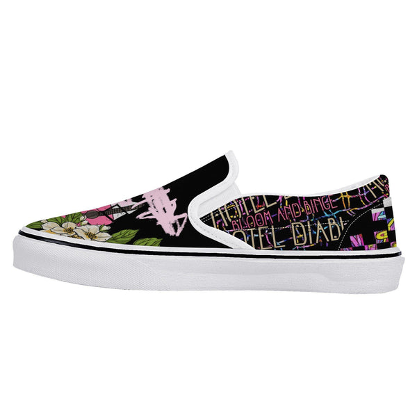Shop Machine Gun Kelly Custom Slip On Shoes - noxfan
