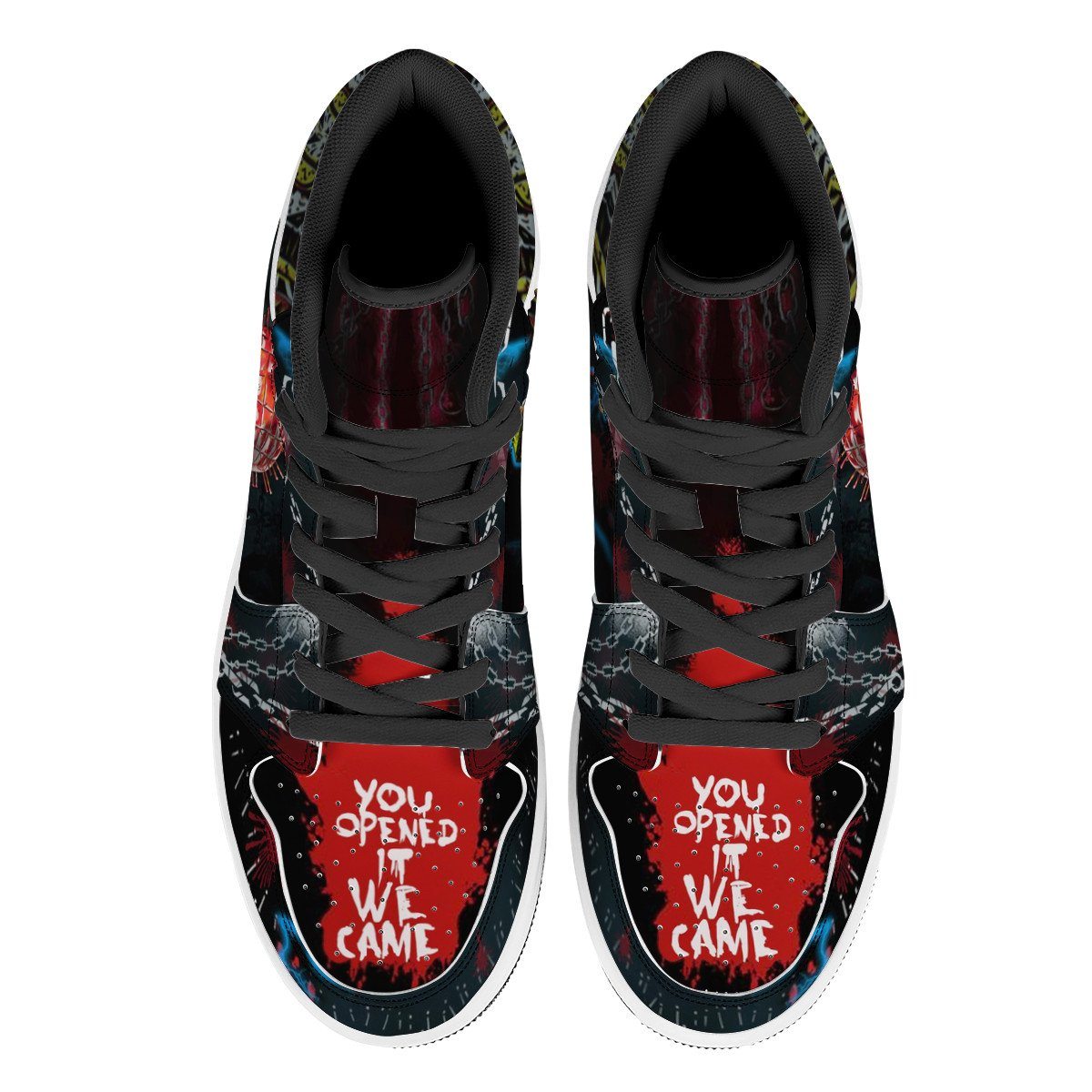 Hellraiser High Top Sneaker - Black | NOXFAN - noxfan